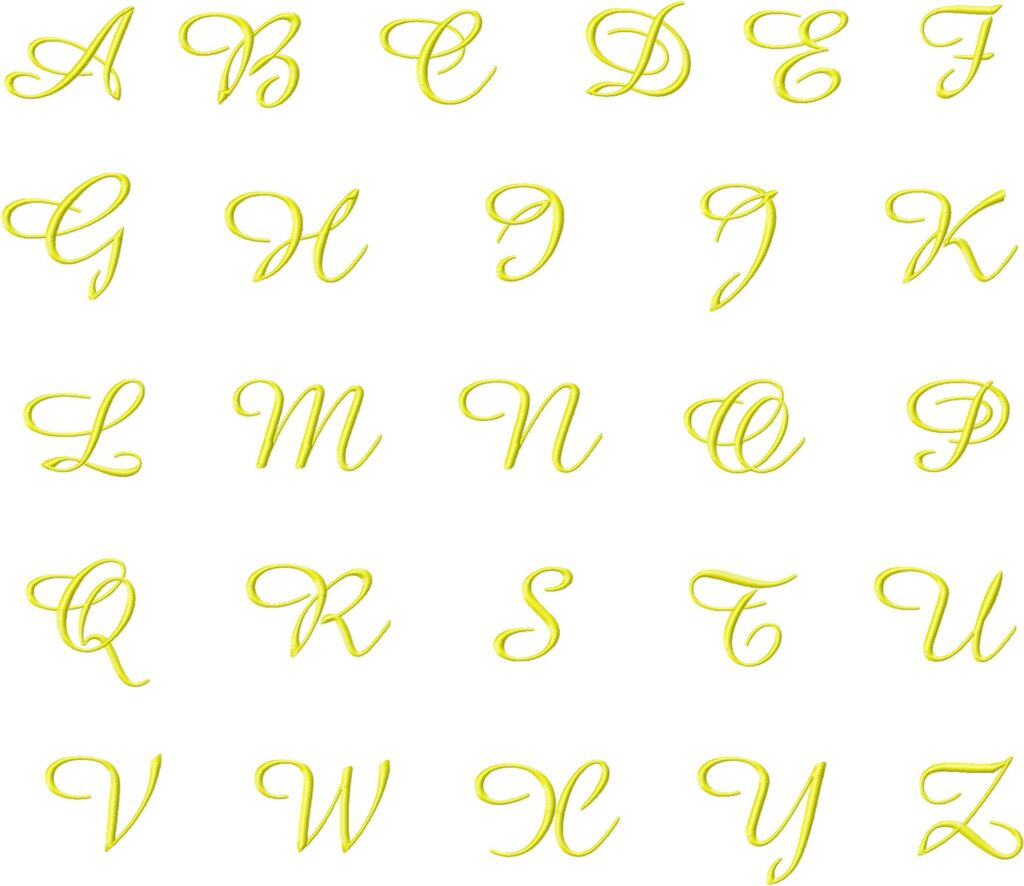 Amazone Machine Embroidery Font Set – Blasto Stitch