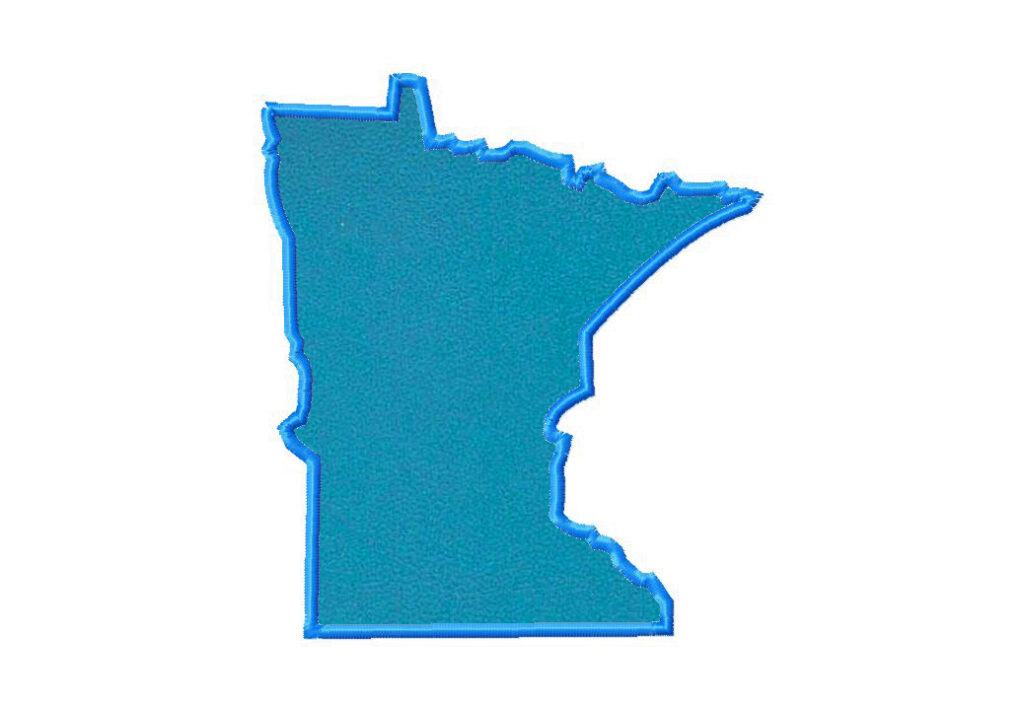 Minnesota State Machine Embroidery Design Includes Both Applique and ...