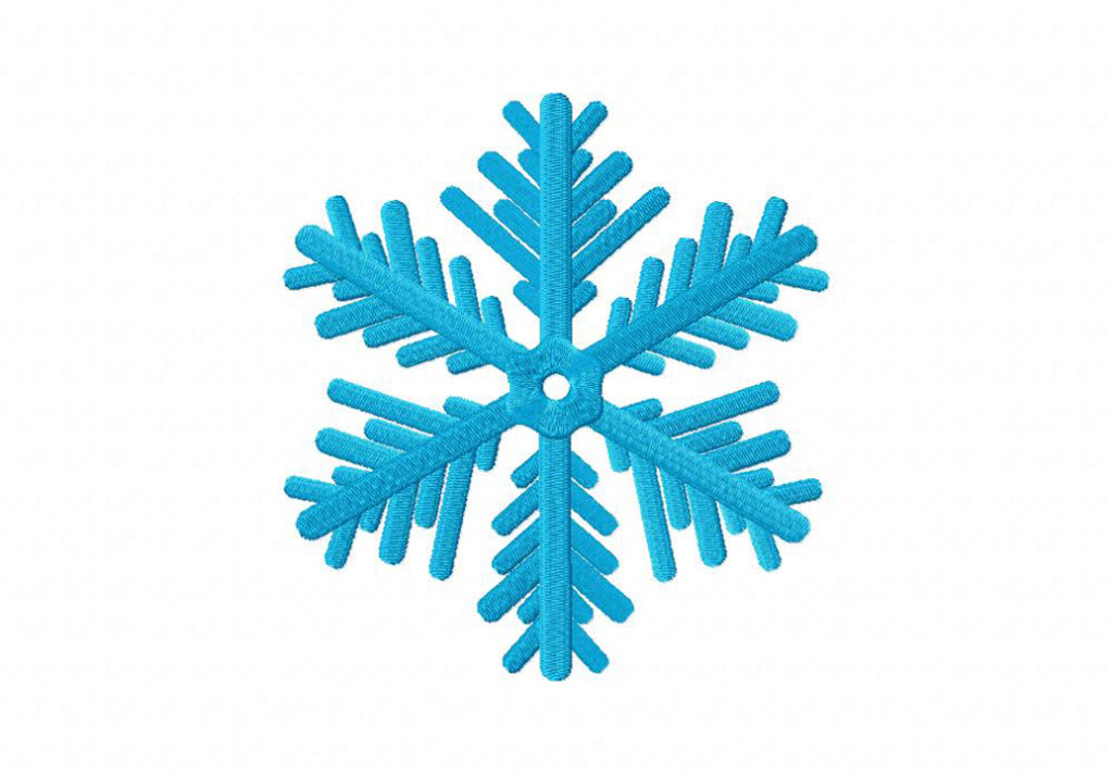 Crystalline Snow Flake Machine Embroidery Design – Blasto Stitch