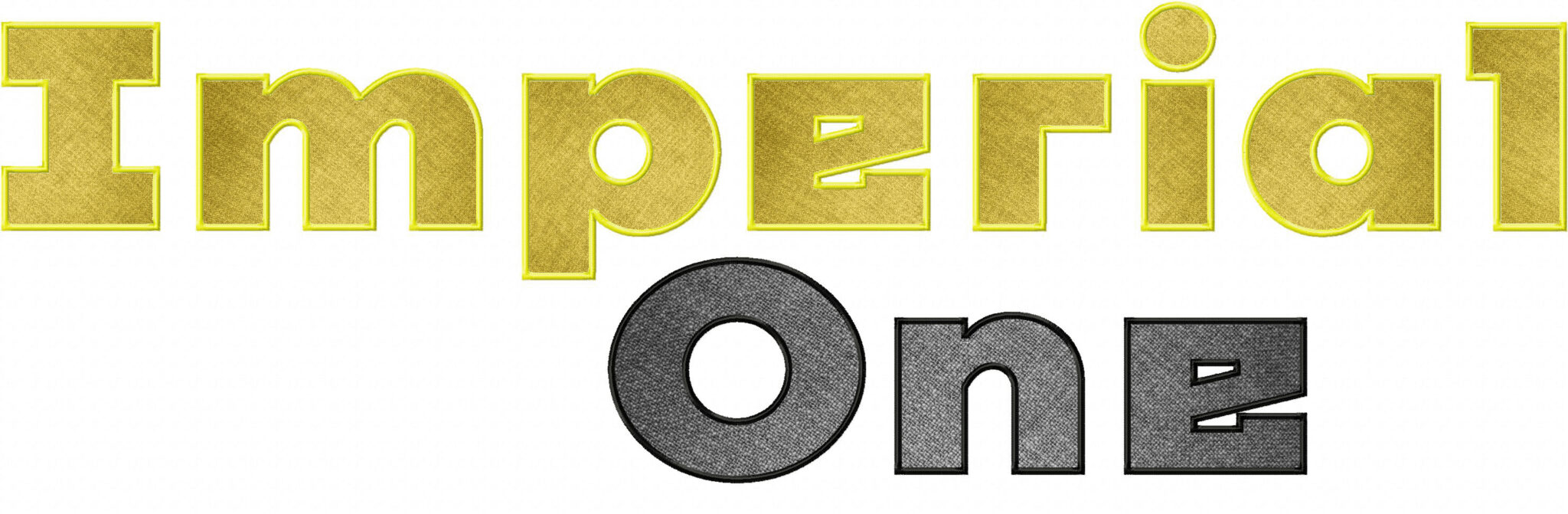 Imperial One Machine Embroidery Applique Font Set – Blasto Stitch