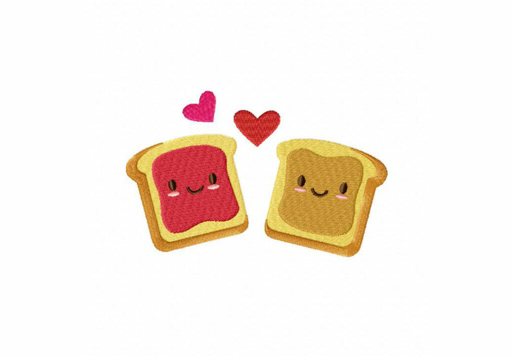 Perfect PBJ Machine Embroidery Design – Blasto Stitch