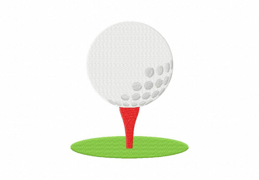 Golf Ball Machine Embroidery Design – Blasto Stitch