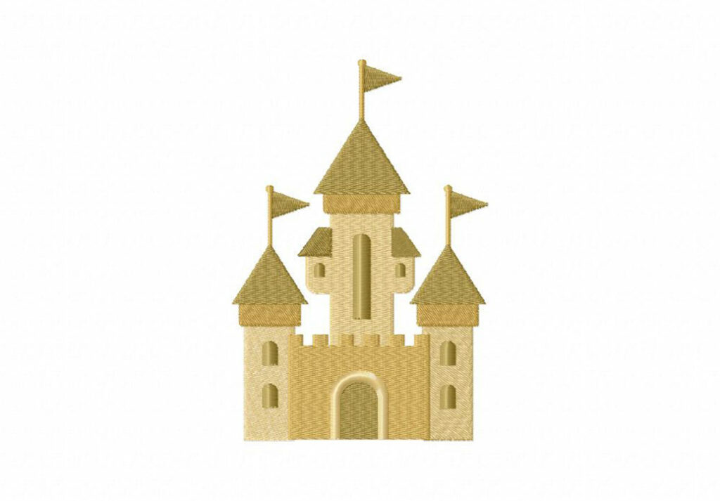 Dreamy Chocolate Castle Machine Embroidery Design – Blasto Stitch
