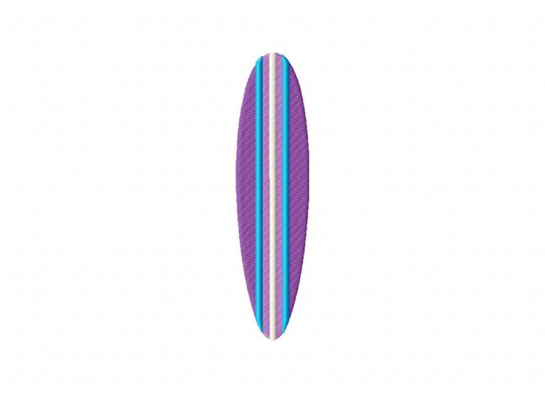 Violet Surfboard Machine Embroidery Design – Blasto Stitch