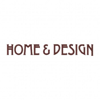 Home and Design Font Embroidery Font Set – Blasto Stitch