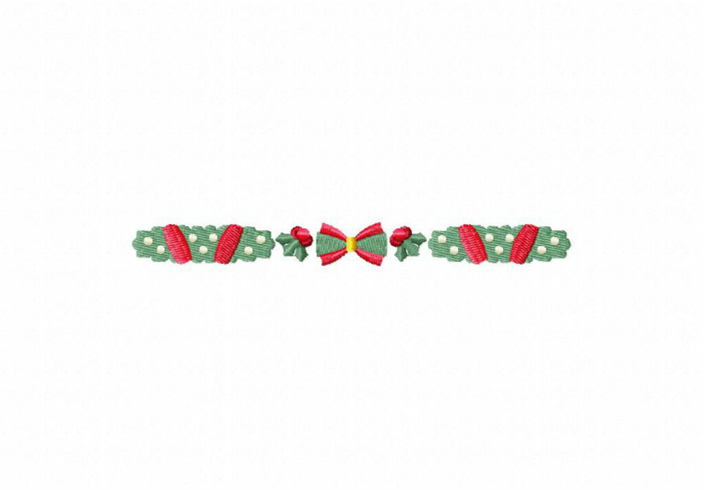 Joyful Christmas Border Machine Embroidery Design – Blasto Stitch